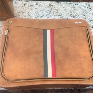 Bags | Vintage 197s Leather Monarch Luggage Set | Poshmark